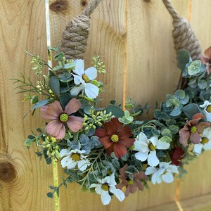 Versatile Grapevine Wreath With Rope Hanger, Featuring a Blend of ...