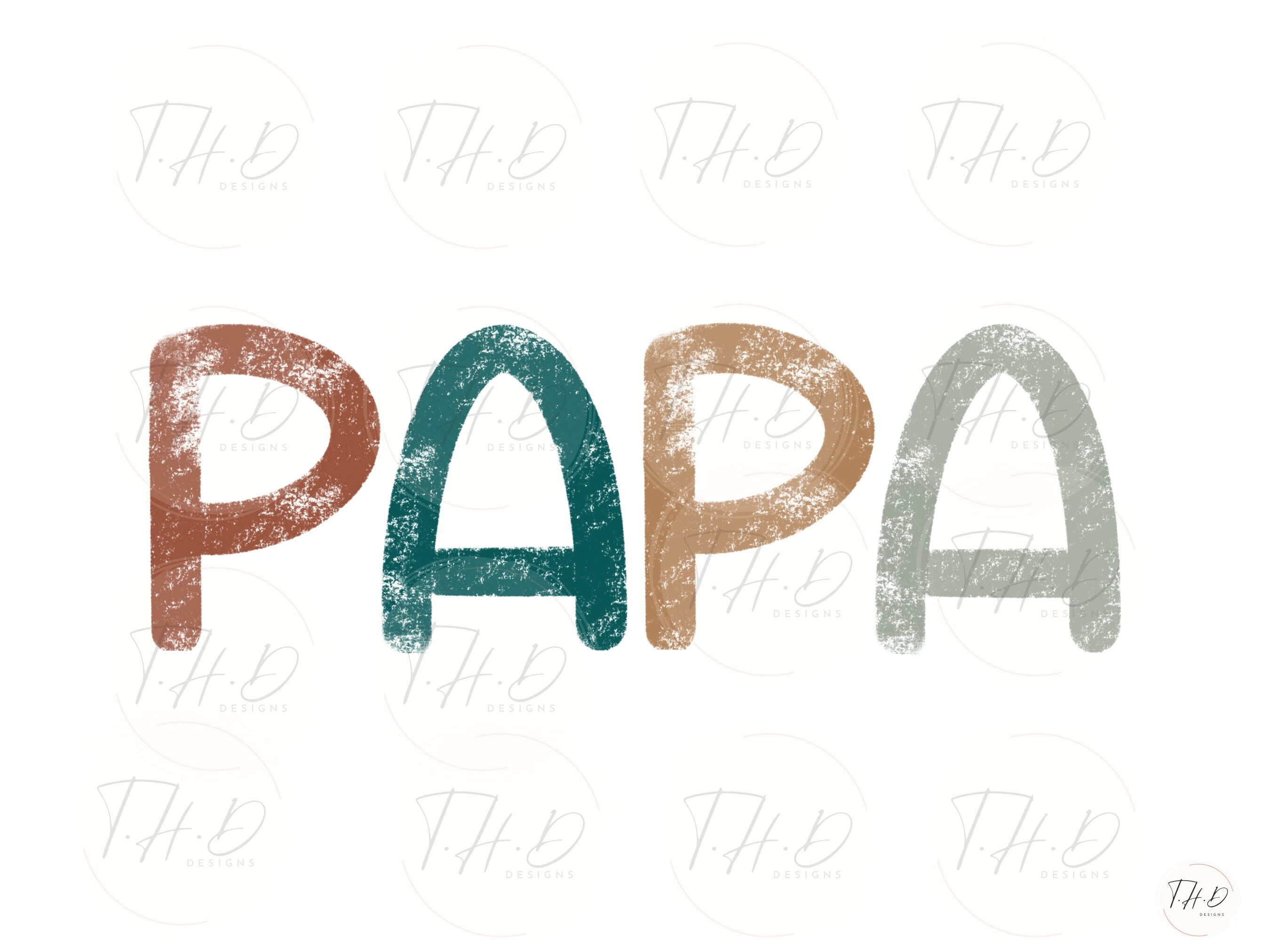 Fathers Day PNG, Papa PNG, Sublimation Design, Textured Effect ...