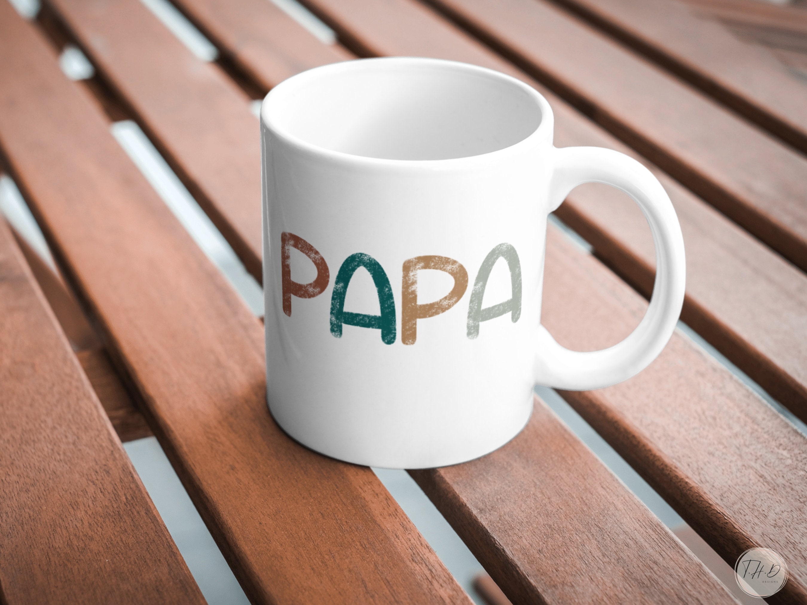 Fathers Day PNG, PAPA Sublimation Design, Textured Effect Clipart ...