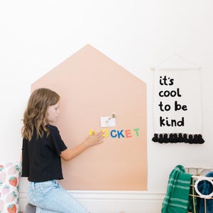 Kids Magnetic House Wall Decal Peel and Stick Wall Sticker Removable ...