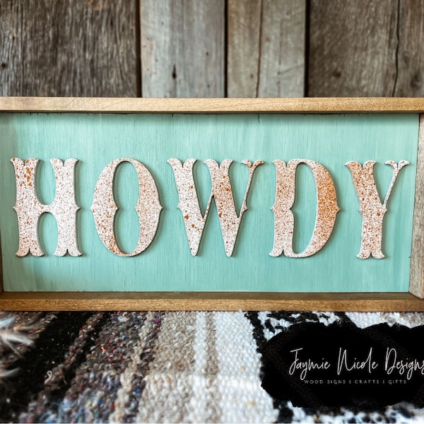 Howdy Sign - Etsy