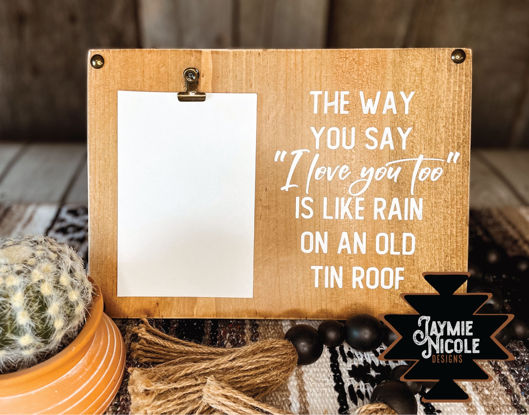 Country Music Lyric Picture Frame - Etsy