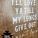 Country Music Lyric Picture Frame - Etsy