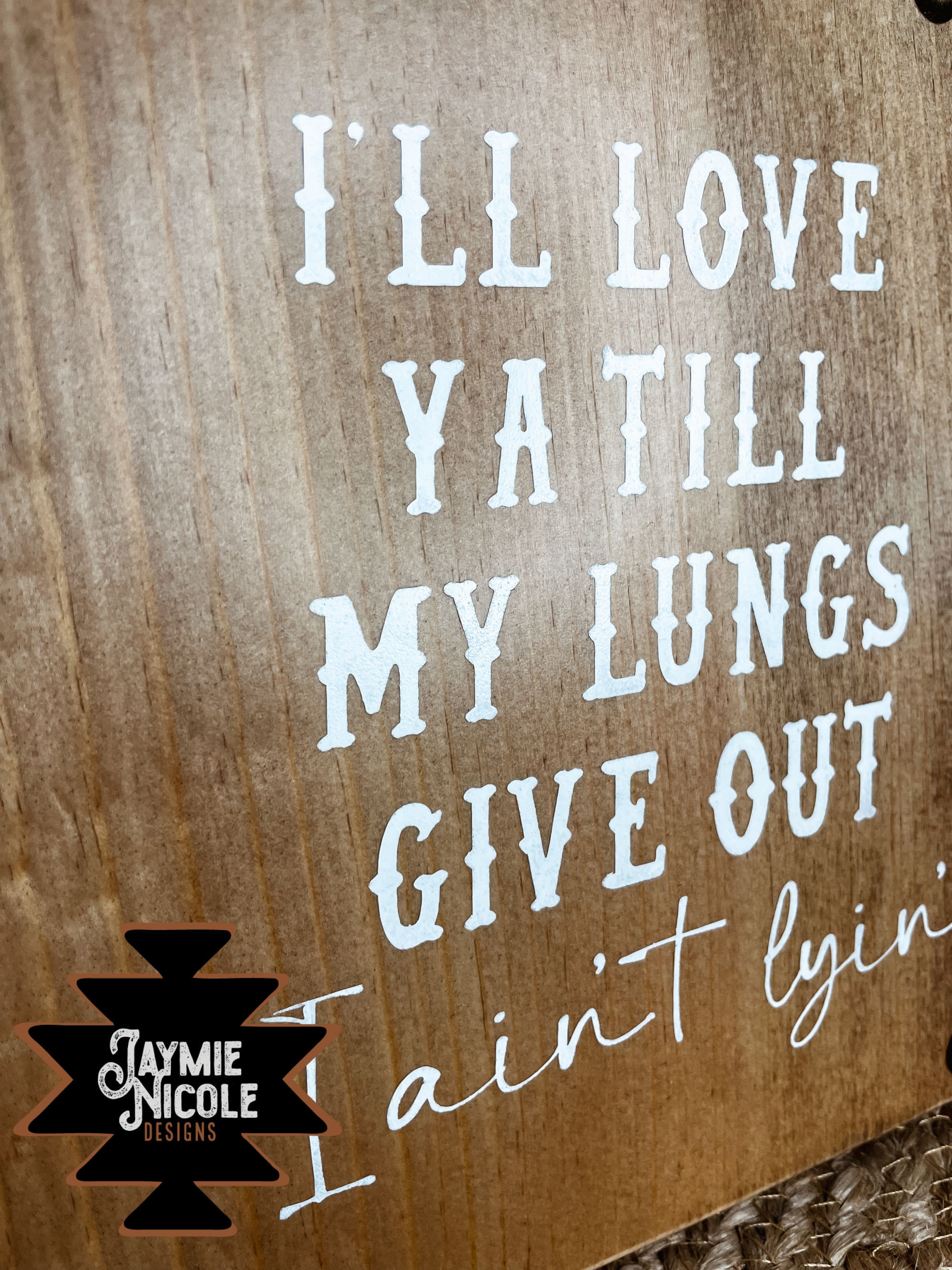 Country Music Lyric Picture Frame - Etsy