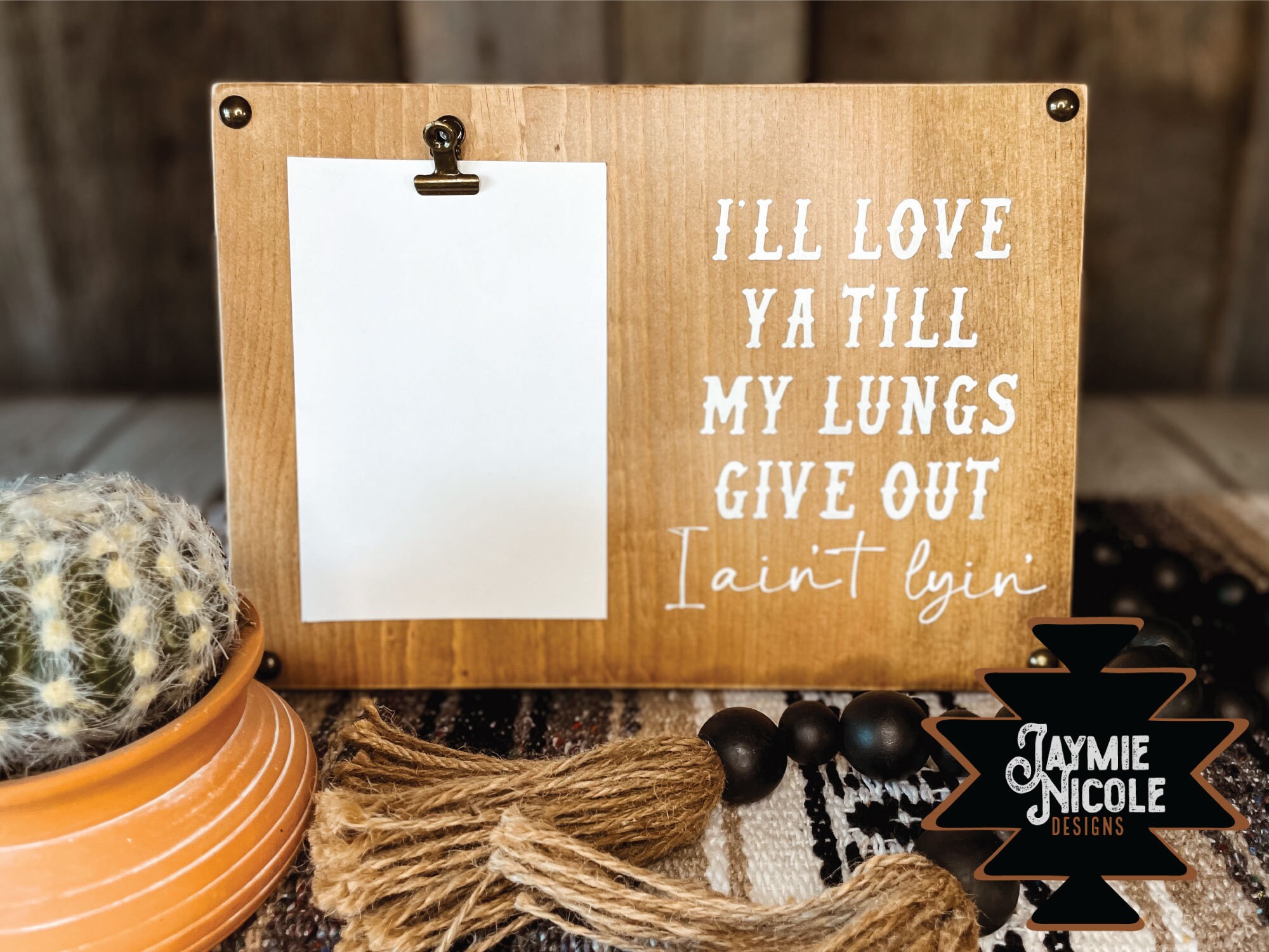 Country Music Lyric Picture Frame - Etsy