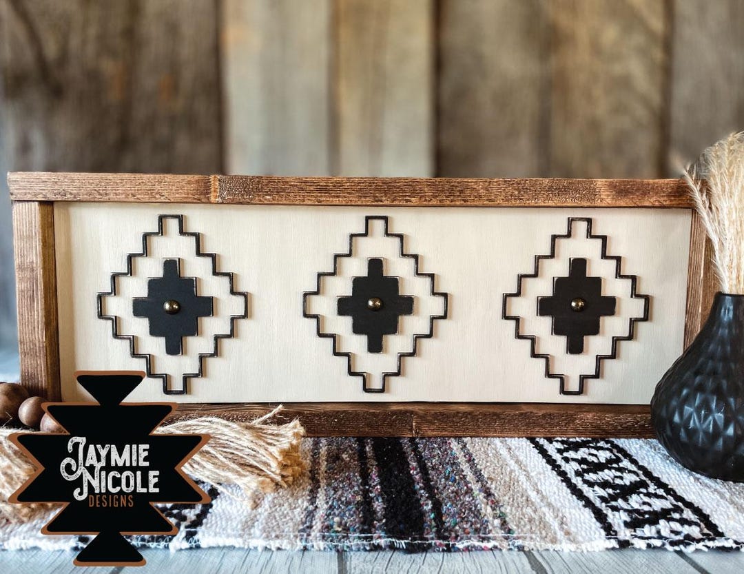 Aztec/tribal/western Home Decor Sign - Etsy