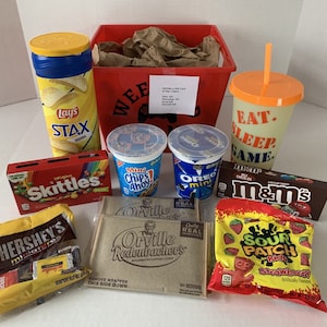 Personalized Gamer Gift Basket With Gift Card Color Changing - Etsy