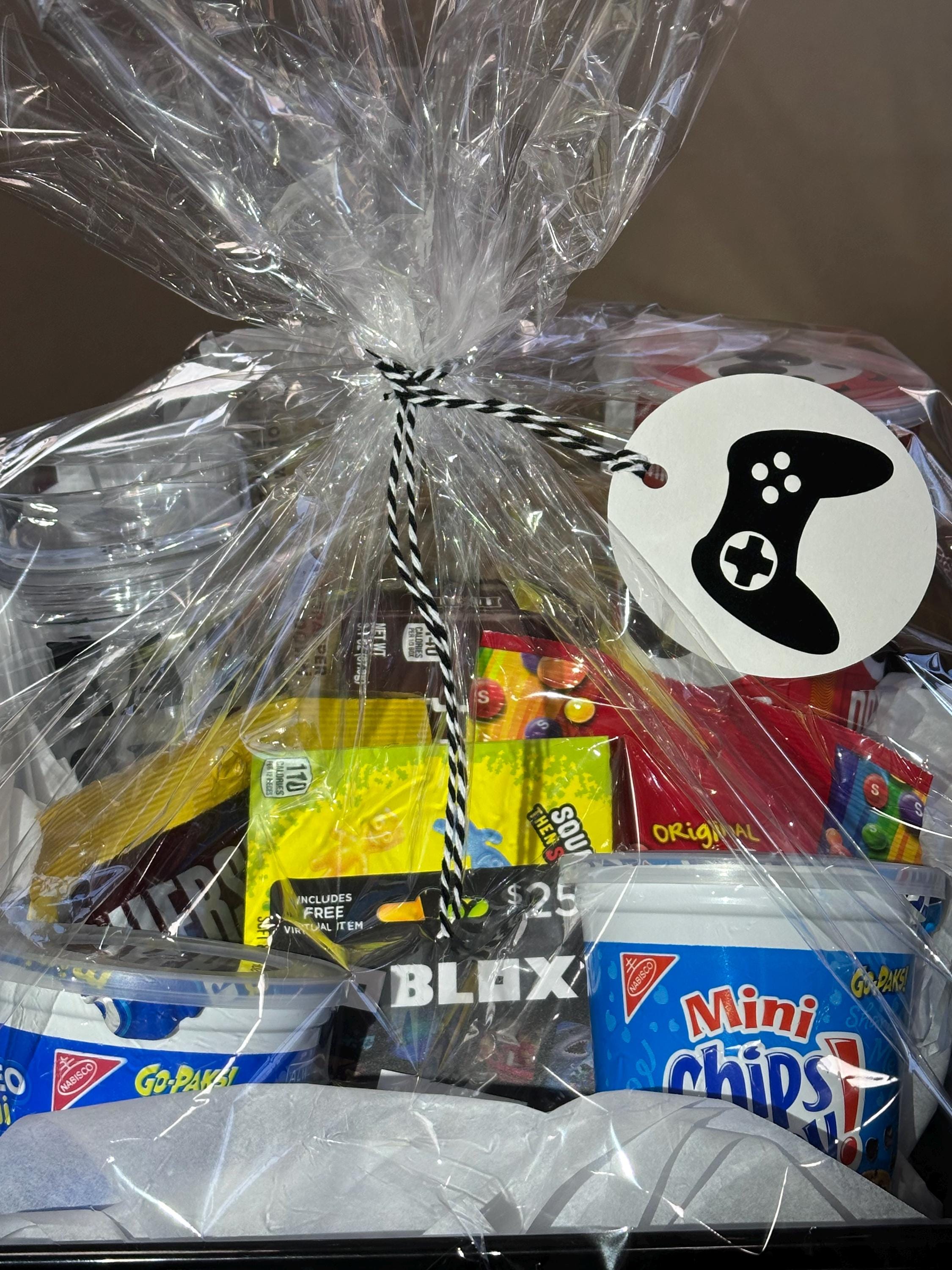Personalized Gamer Gift Basket With Gift Card, Insulated Tumbler and ...