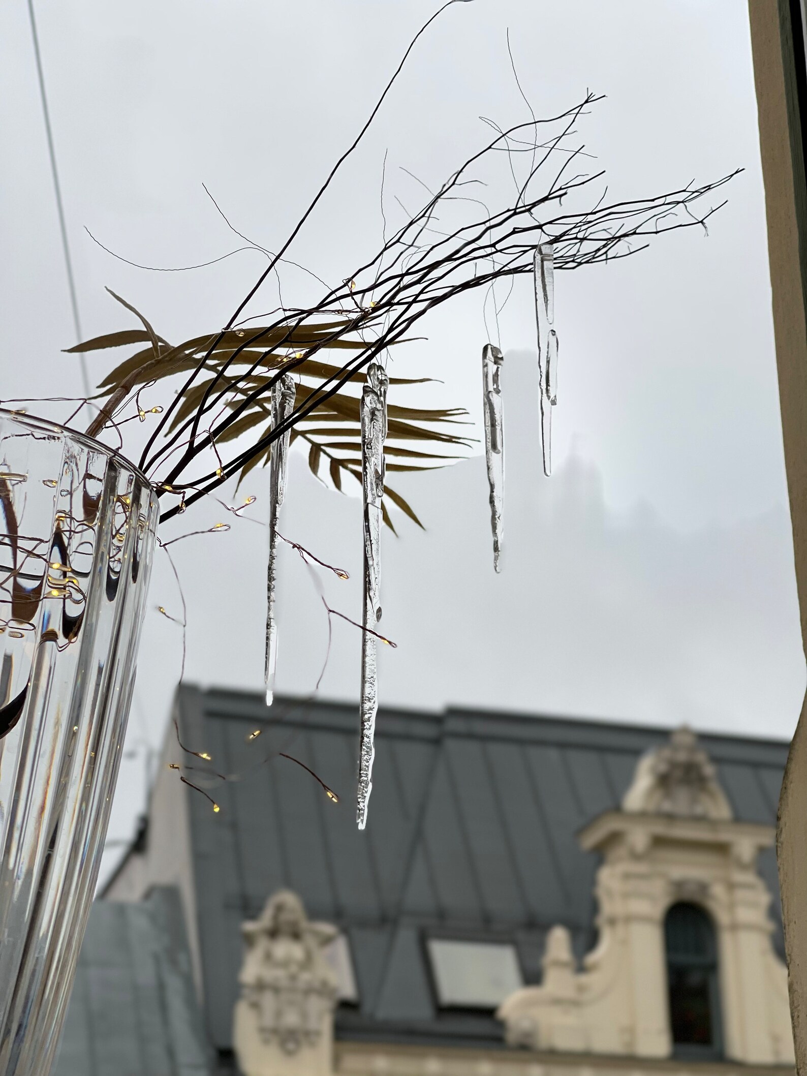 Handmade Clear Crystal Glass Icicle Christmas Ornaments for Christmas ...
