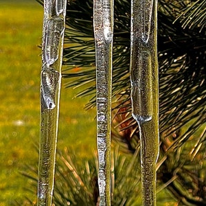 Handmade Clear Crystal Glass Icicle Christmas Ornaments for Christmas ...
