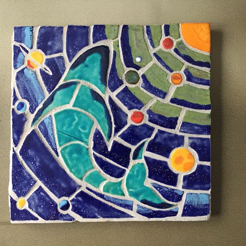 Solar System Mosaic, Cosmic Whale, Planets and Sun, Mosaic Cosmic ...