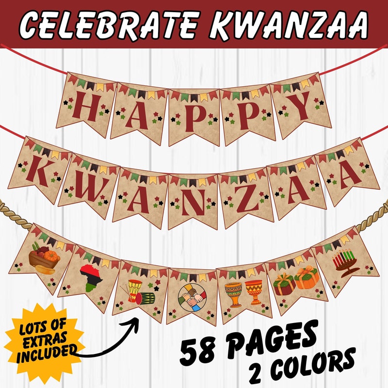 Kwanzaa Banner - Etsy