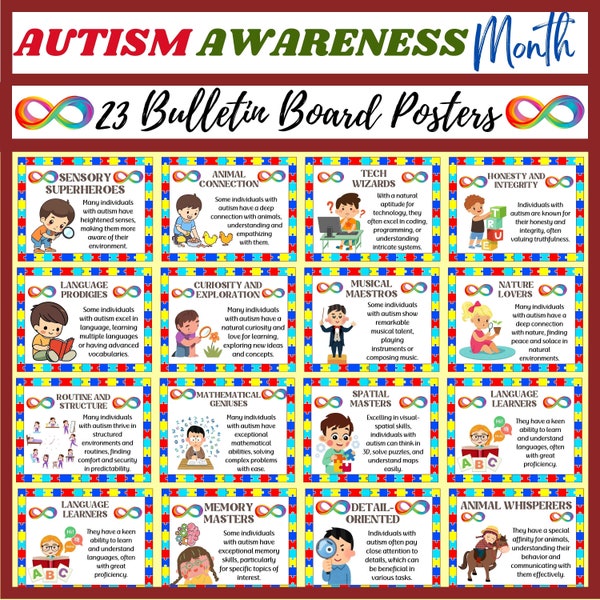 Autism Bulletin Board - Etsy