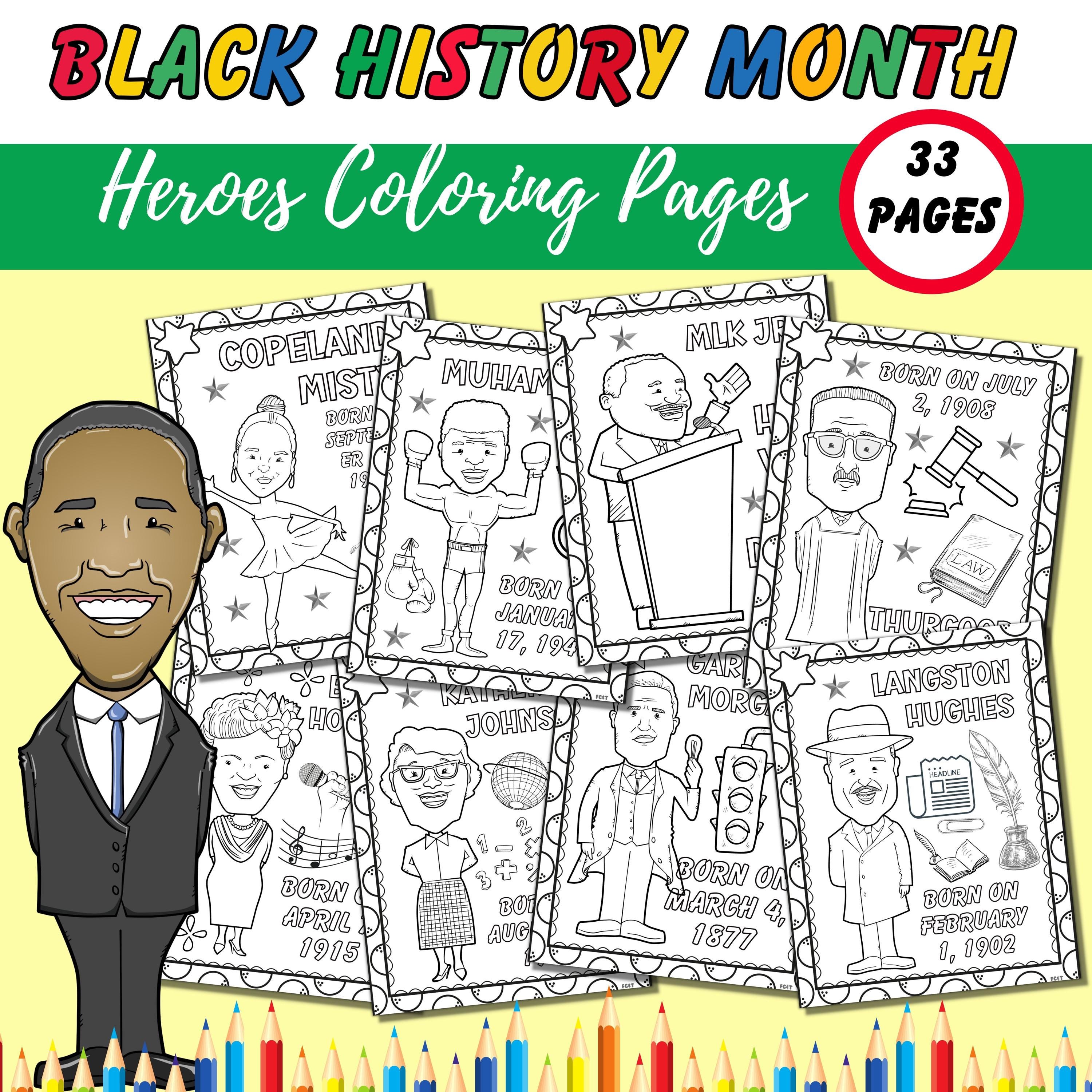 Black History Month Important Figures BUNDLE | Biography Posters ...