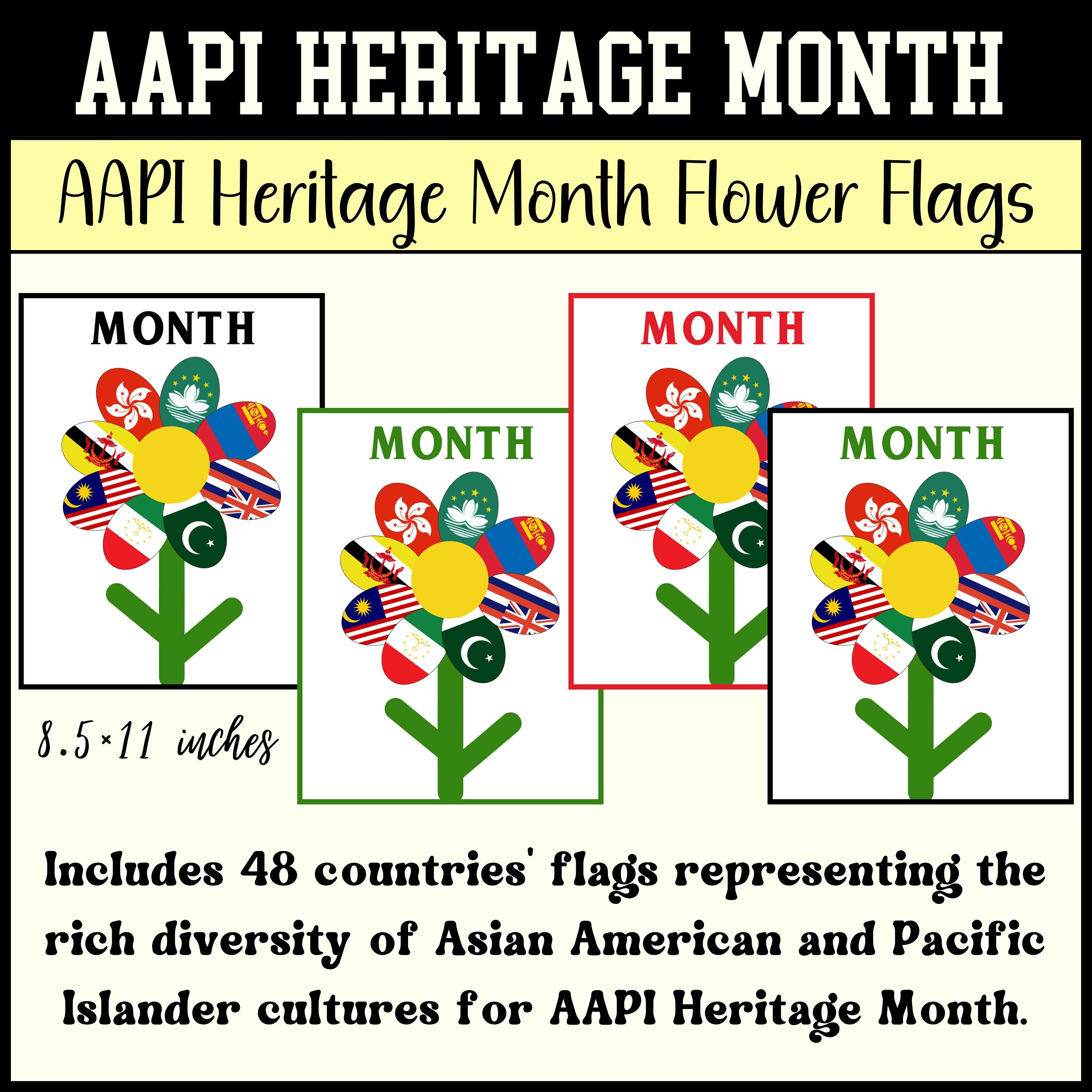 Celebrate AAPI Heritage Month With 48 Flags of Asian American and ...