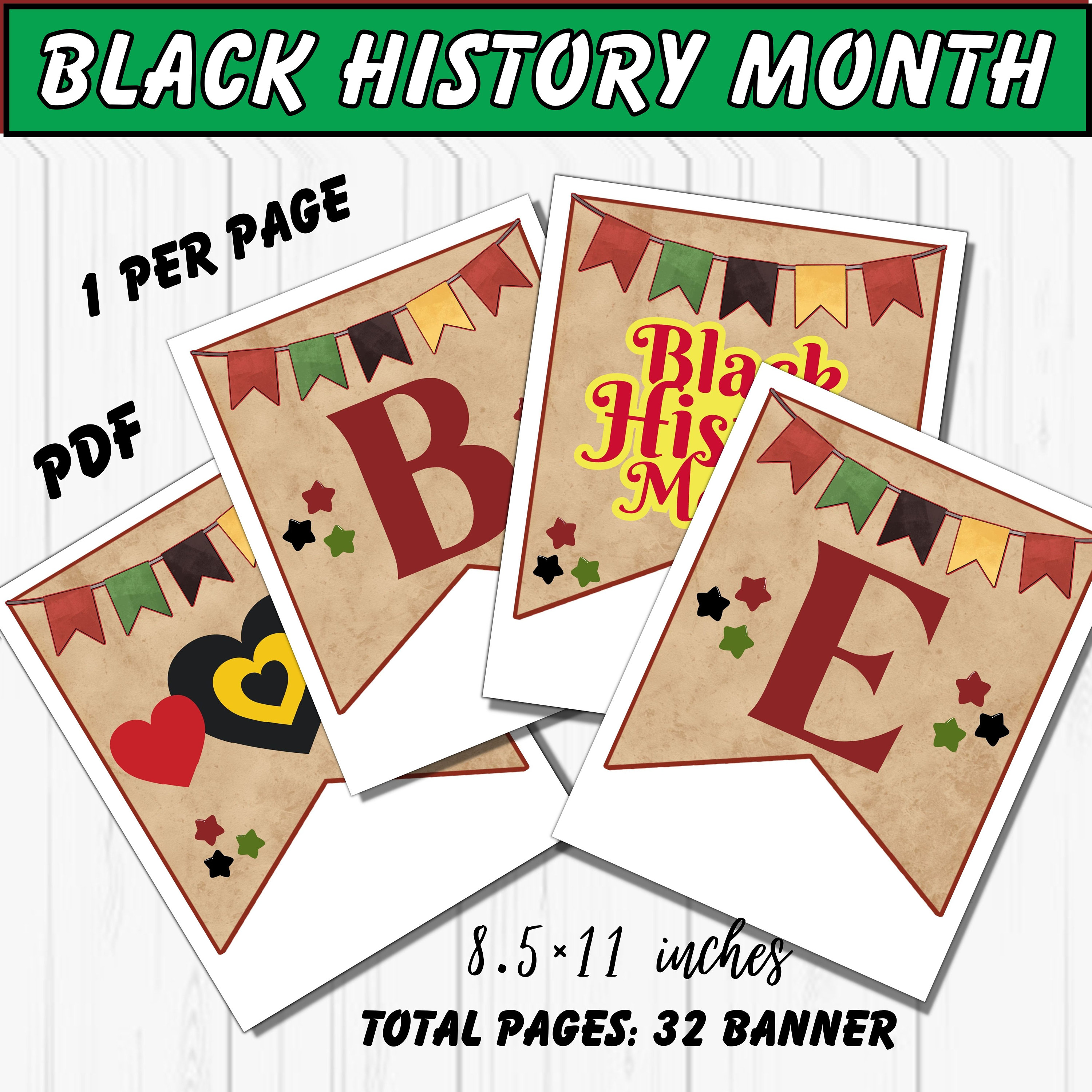 Black History Month Bulletin Board - Interactive Biography Posters - 9 ...