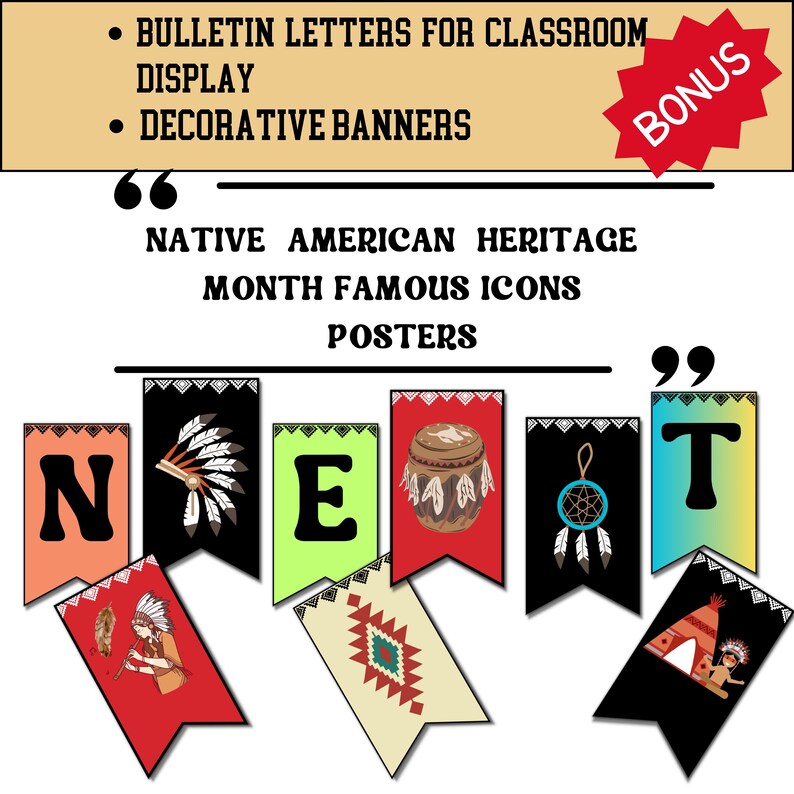 Native American Heritage Month Biography Posters Female Leaders Set of ...