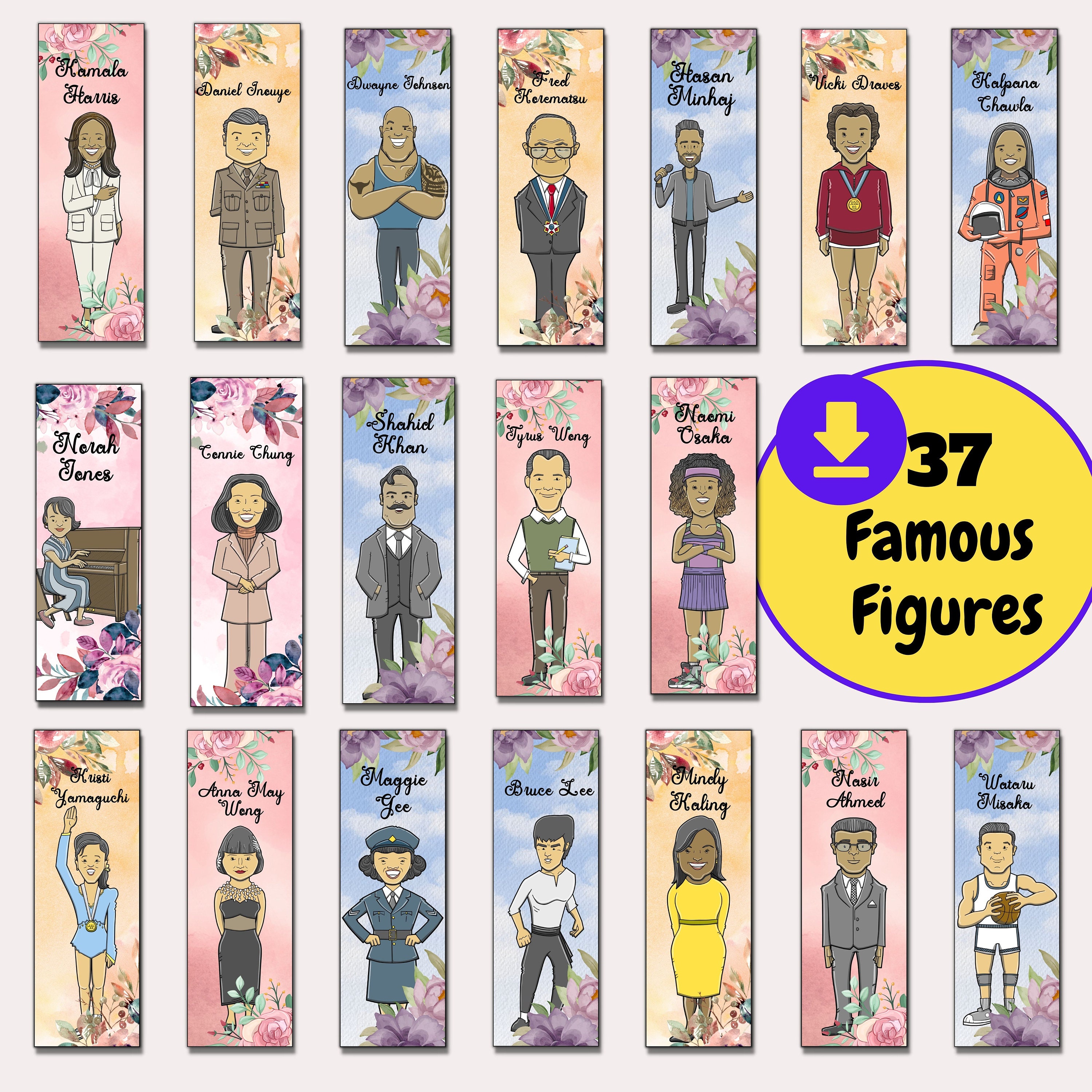 Asian American & Pacific Islanders Heritage Month Bookmarks, AAPI ...