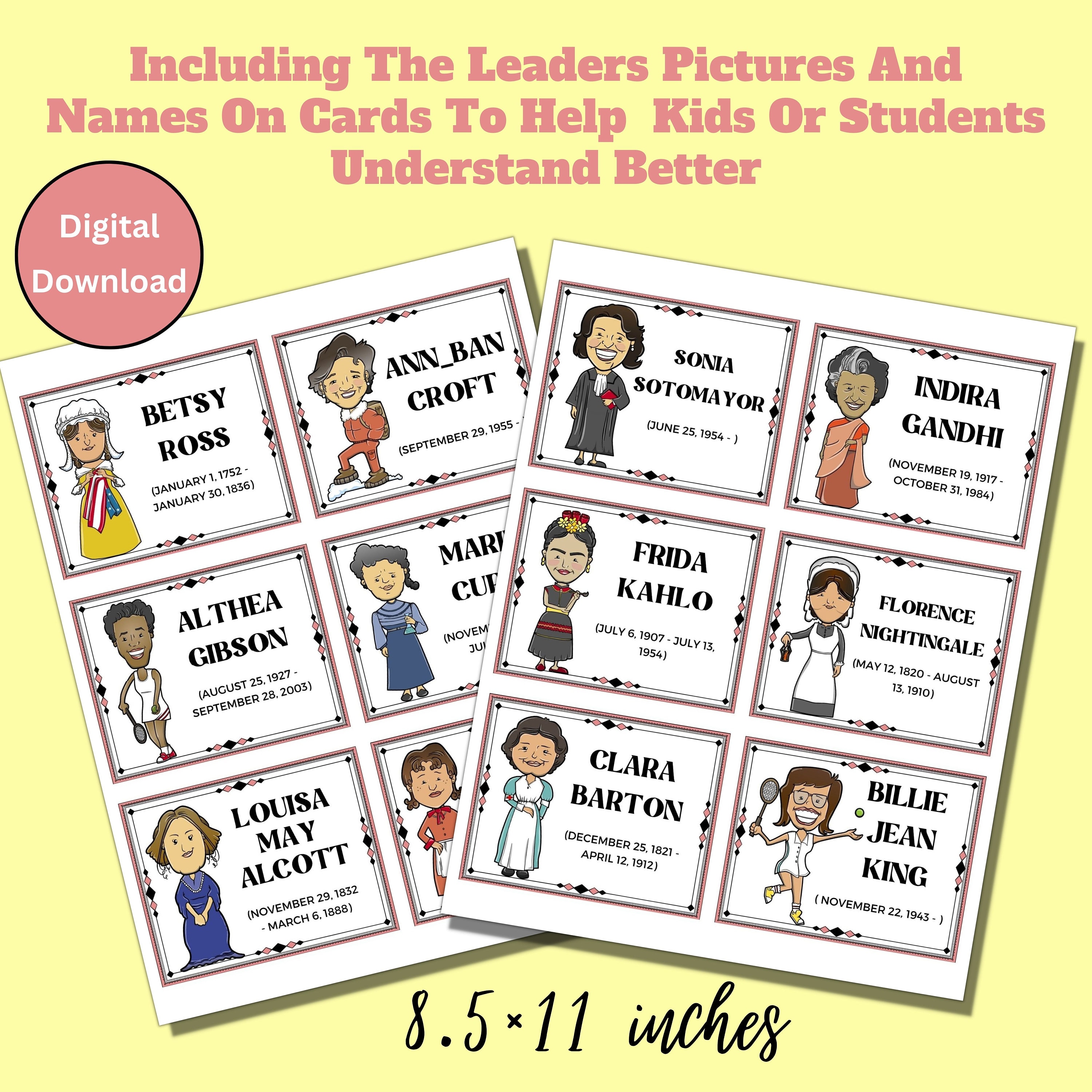 Printable Women's History Month Bingo Game | Women Empowerment ...