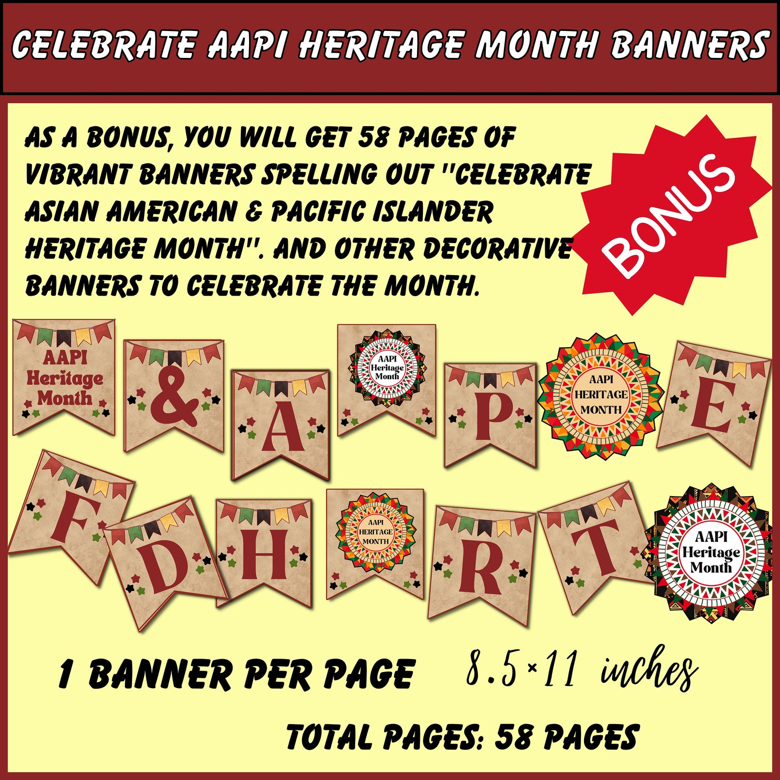 AAPI Heritage Month Printable Biography Posters - Inspiring Leaders for ...