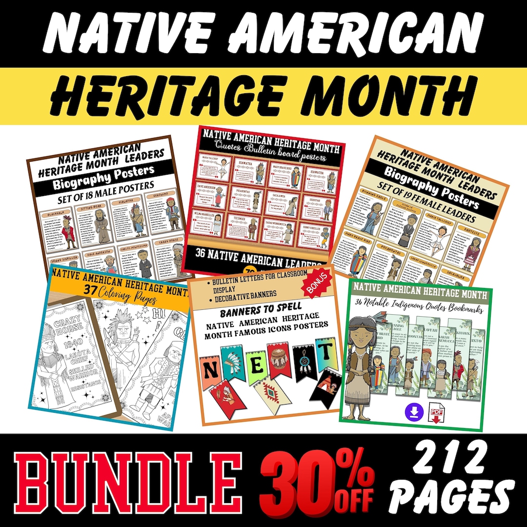 Native American Heritage Month - Notable Indigenous Native American ...