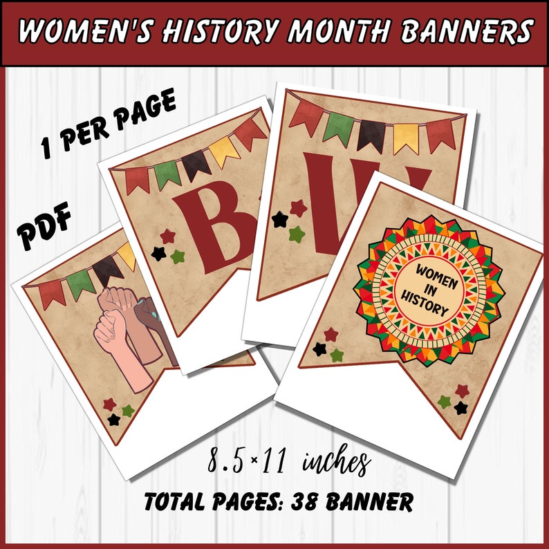 Printable Women's History Month Biography Bulletin Board | Famous Women in History Posters ...
