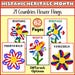 Hispanic Heritage Month Flag Flowers | Bulletin Board | Hispanic ...