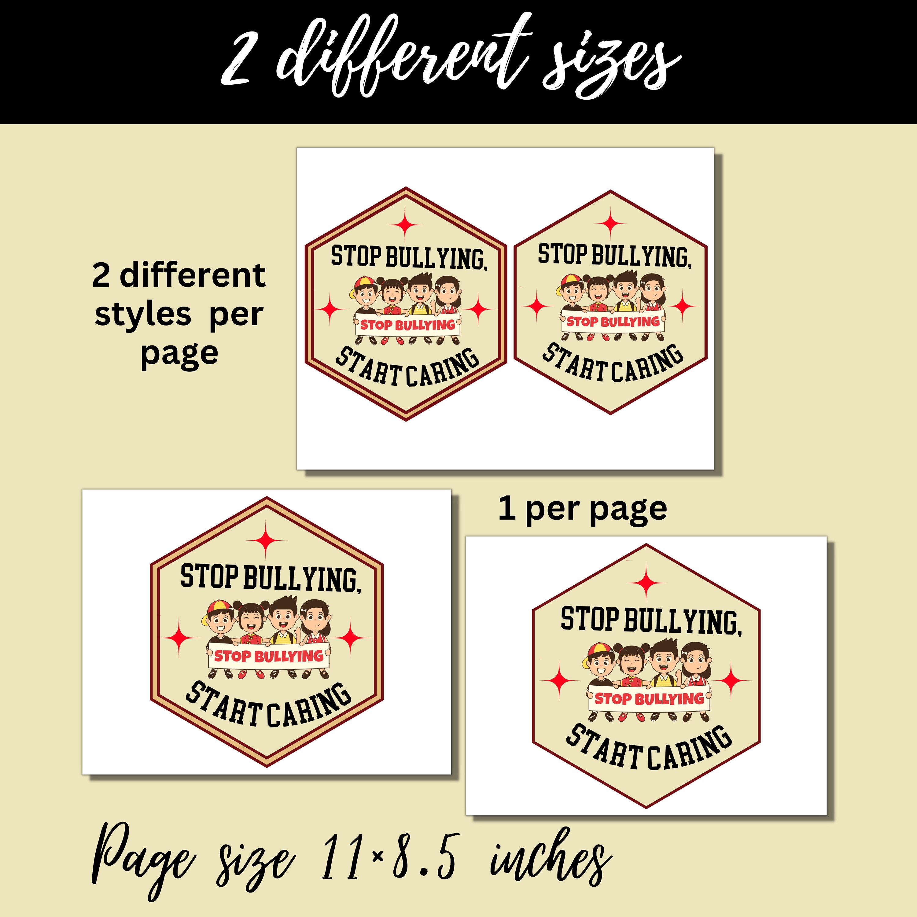 National Bullying Prevention Month Bulletin Board Set-25 Anti Bullying ...