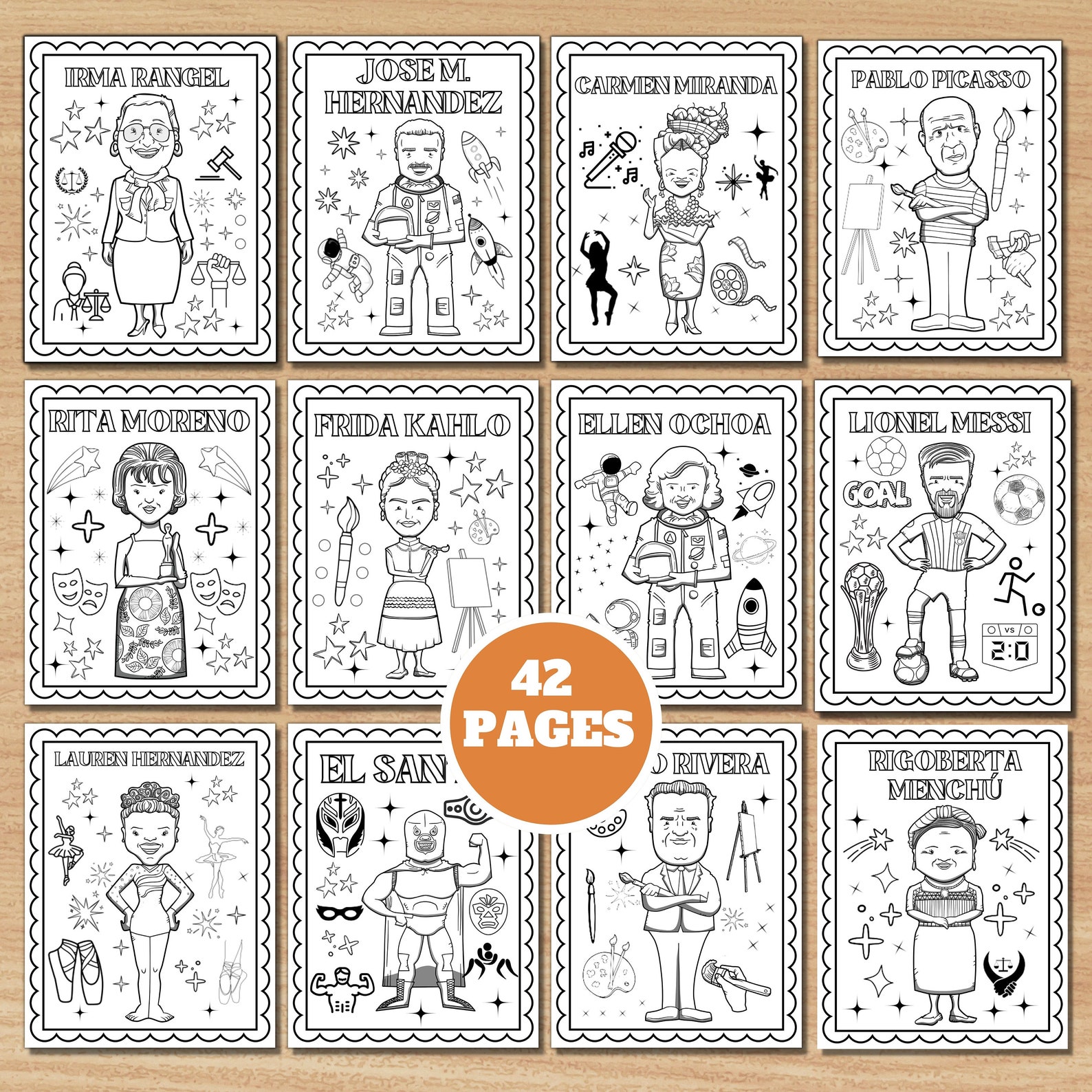 Hispanic Heritage Month Coloring Pages | National Hispanic Heritage ...
