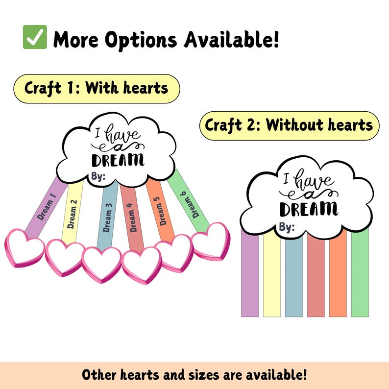 Martin Luther King Craft, Black History Month, MLK Day Activity for ...