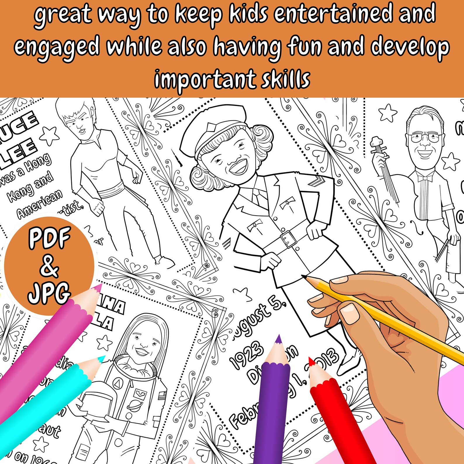 Printable Asian American & Pacific Islander Heritage Month Coloring ...
