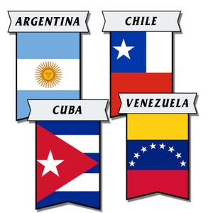 Hispanic Country Flags | Hispanic Heritage Month Flag Bunting | Spanish ...