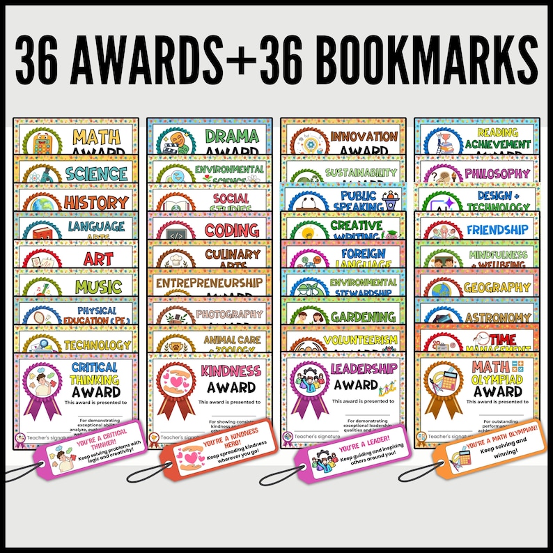 Funny End of Year Student Awards | Student Achievement Certificates for ...