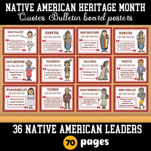 Native American Heritage Month - Notable Indigenous Native American ...