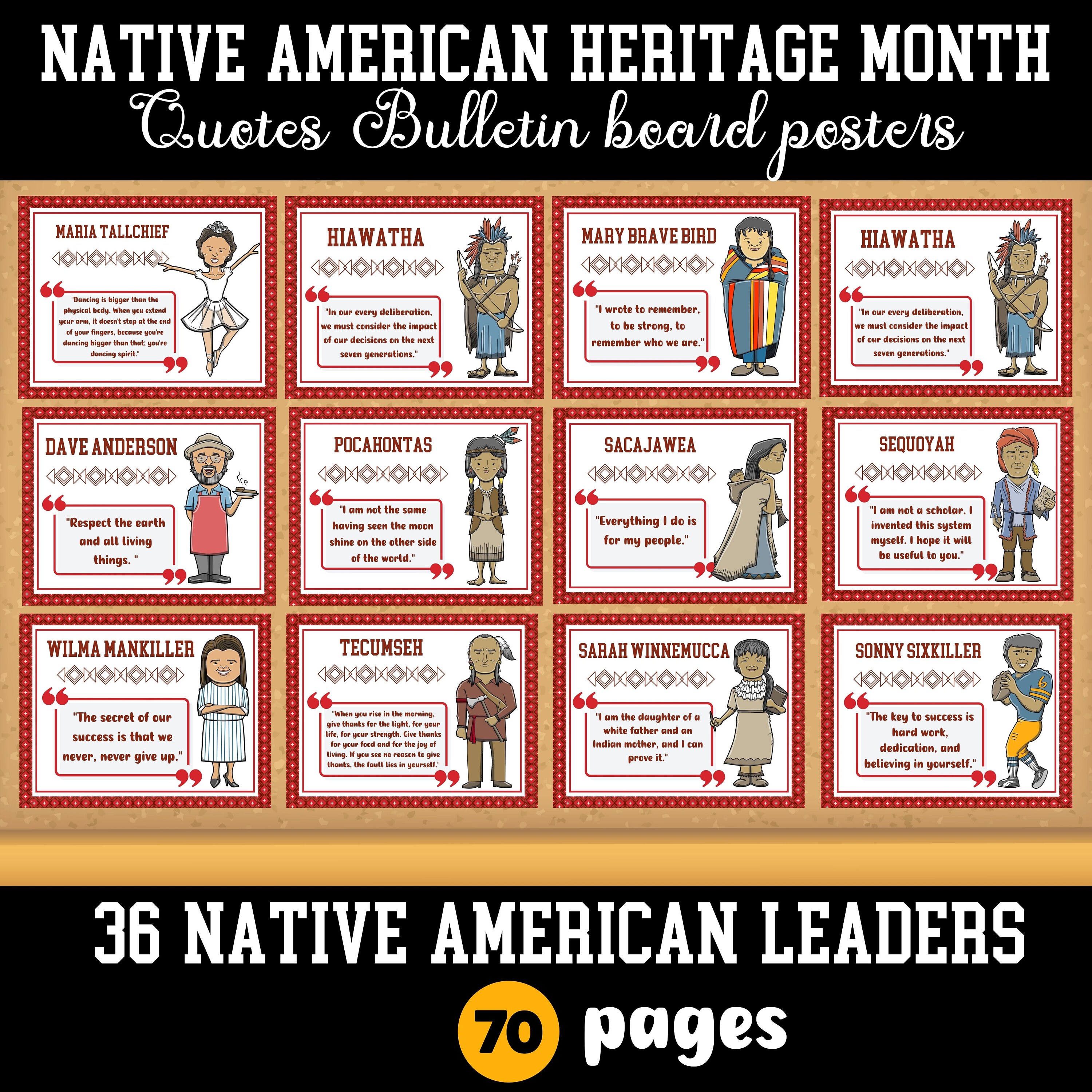 Native American Heritage Month Notable Indigenous Native American ...