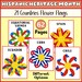 Hispanic Heritage Month Flag Flowers | Bulletin Board | Hispanic ...