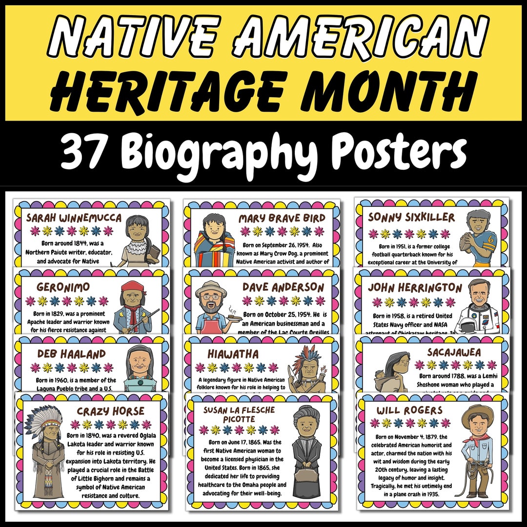 Native American Heritage Month Bulletin Board Interactive Set-native ...