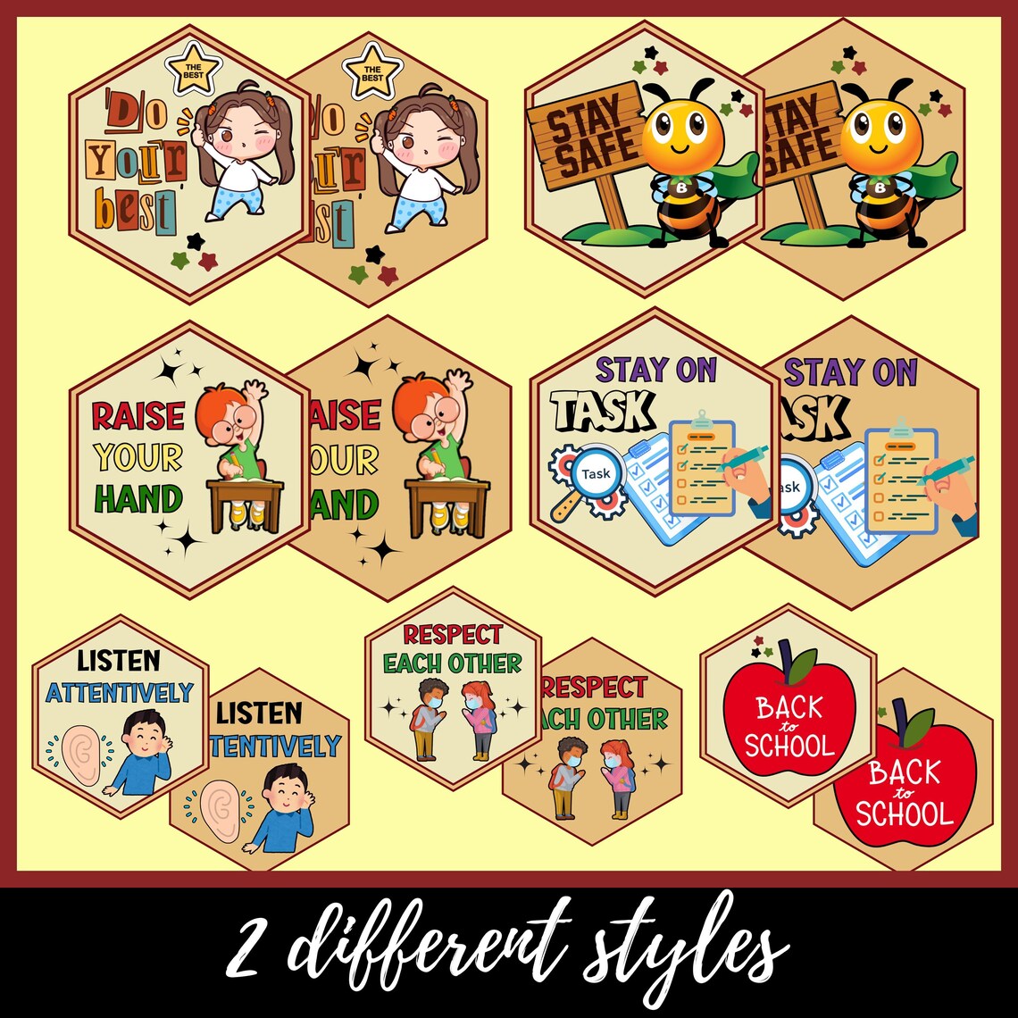 Printable Classroom Rules Posters |classroom Decor | Behavior Rules ...