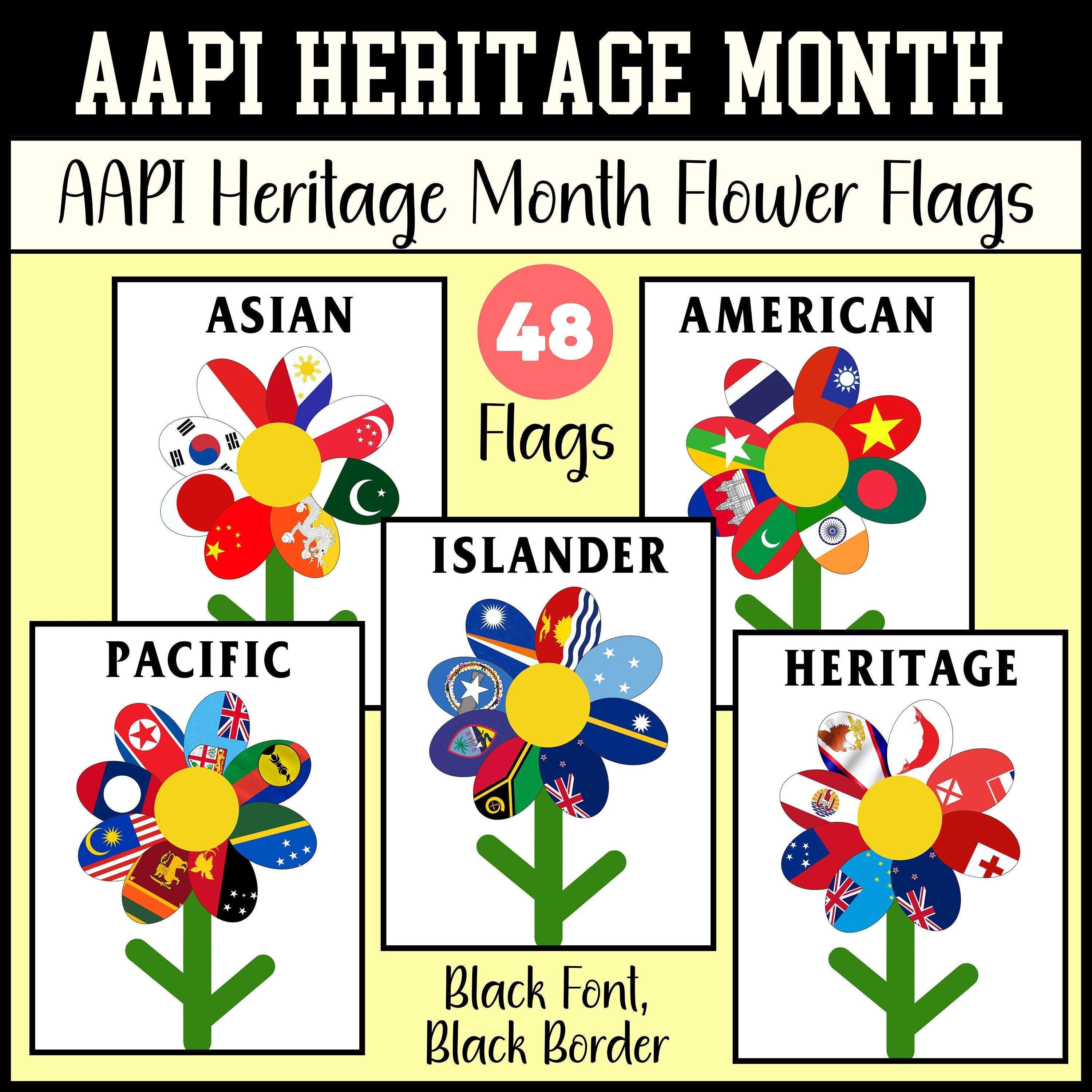 Celebrate AAPI Heritage Month With 48 Flags of Asian American and ...
