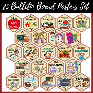 Printable Back to School Affirmation Bulletin Board Posters |positive ...