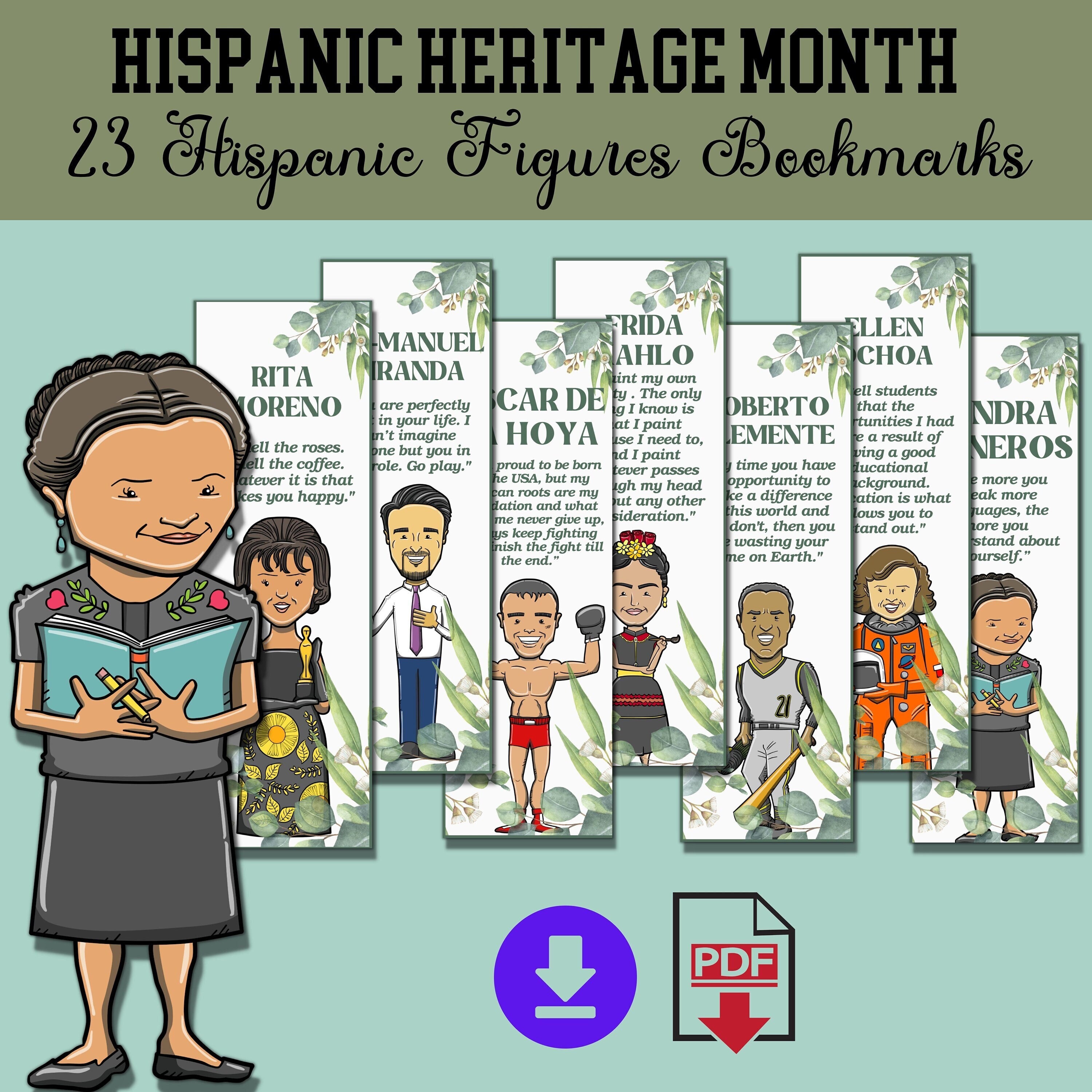 Different Hispanic Icons