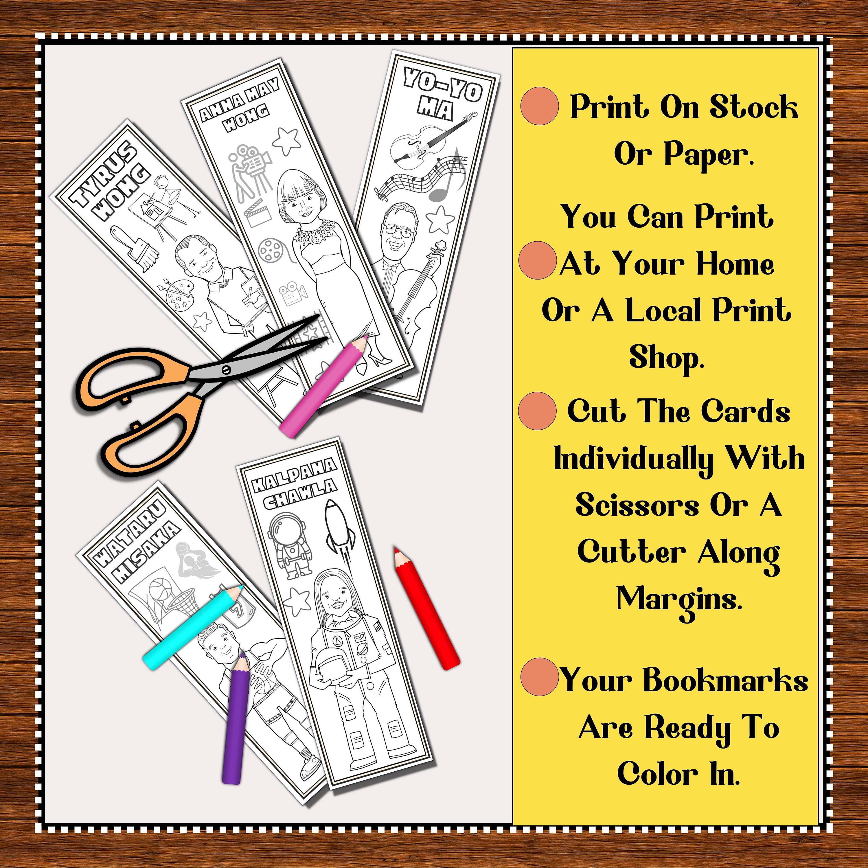 Asian American & Pacific Islanders Heritage Month Coloring Bookmarks ...