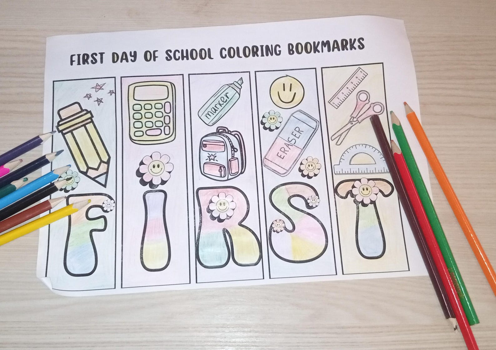 All About Me Back to School Printable Backpack Art, Writing Activity ...