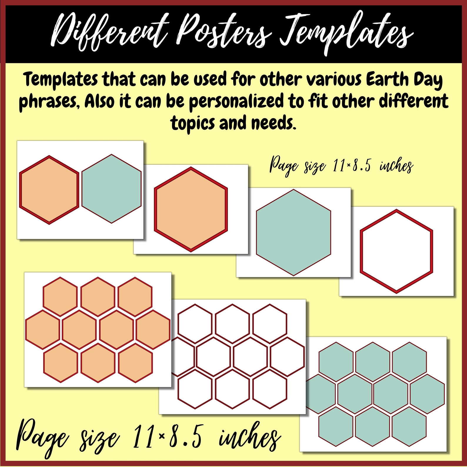 Earth Day Poster Set - Environmental Awareness Classroom Decor, Earth ...