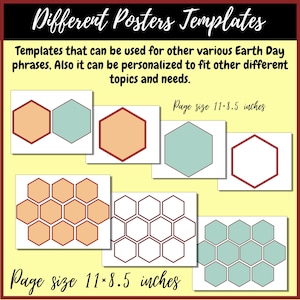 Earth Day Poster Set - Environmental Awareness Classroom Decor, Earth ...