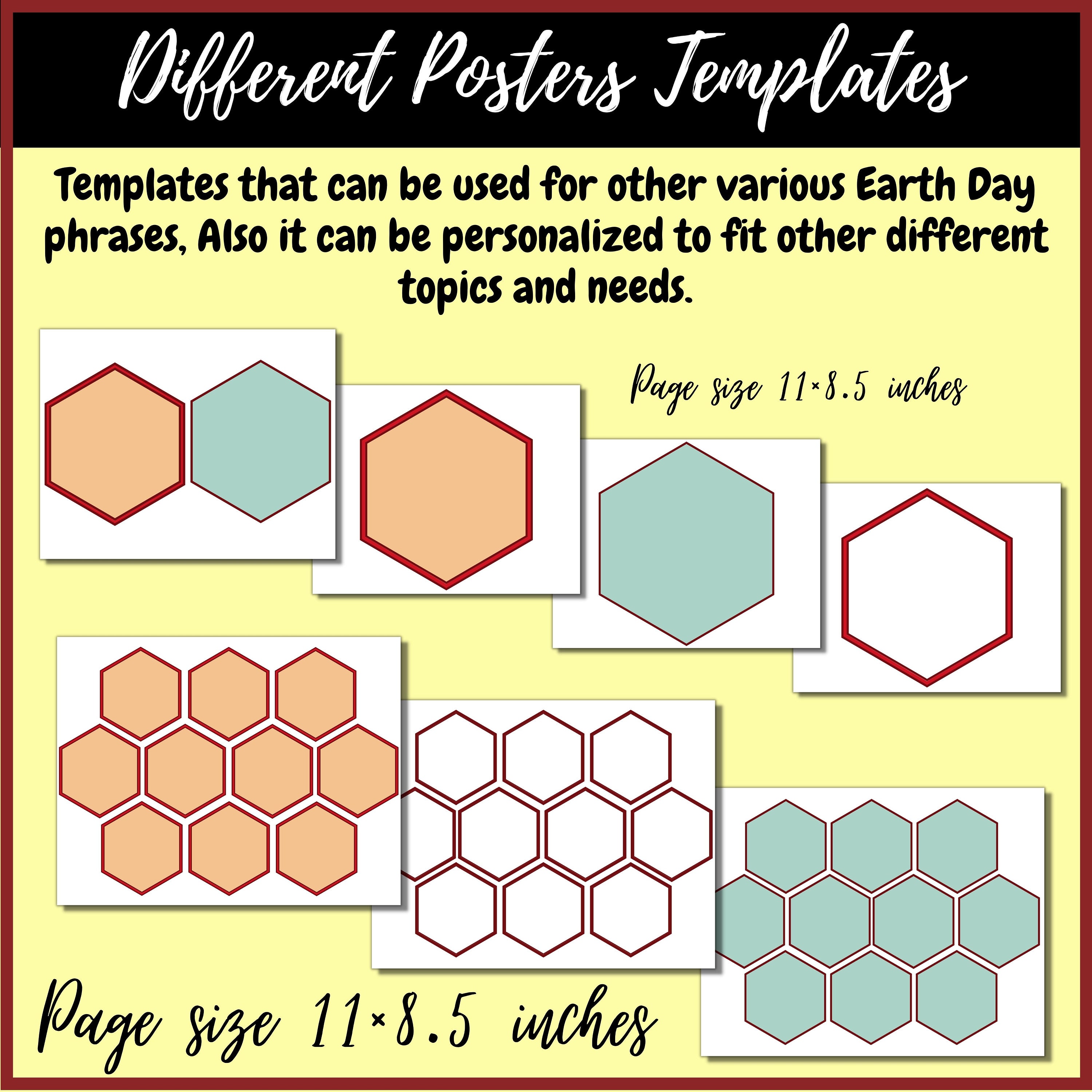 Earth Day Poster Set - Environmental Awareness Classroom Decor, Earth ...