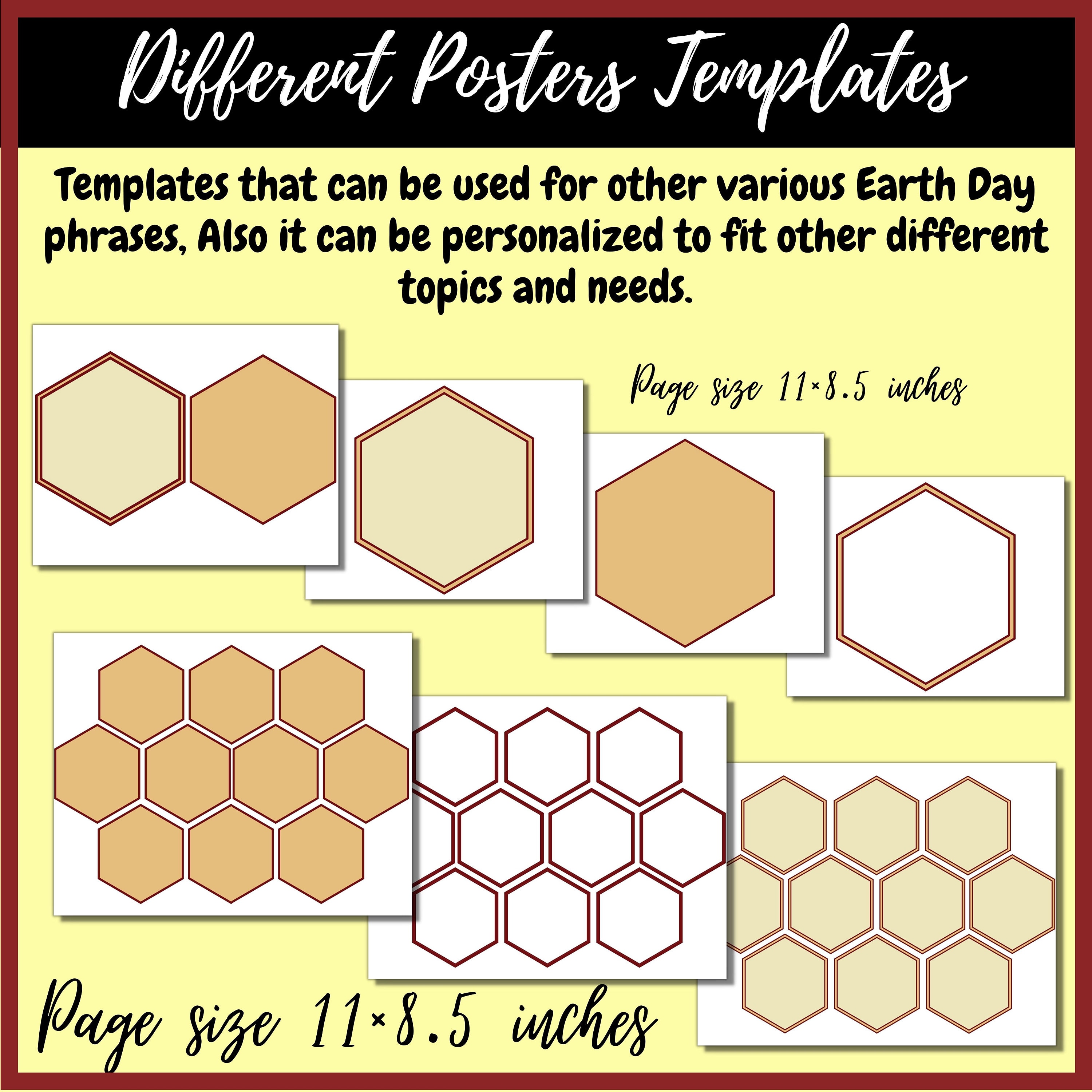 Earth Day Poster Set - Environmental Awareness Classroom Decor, Earth ...