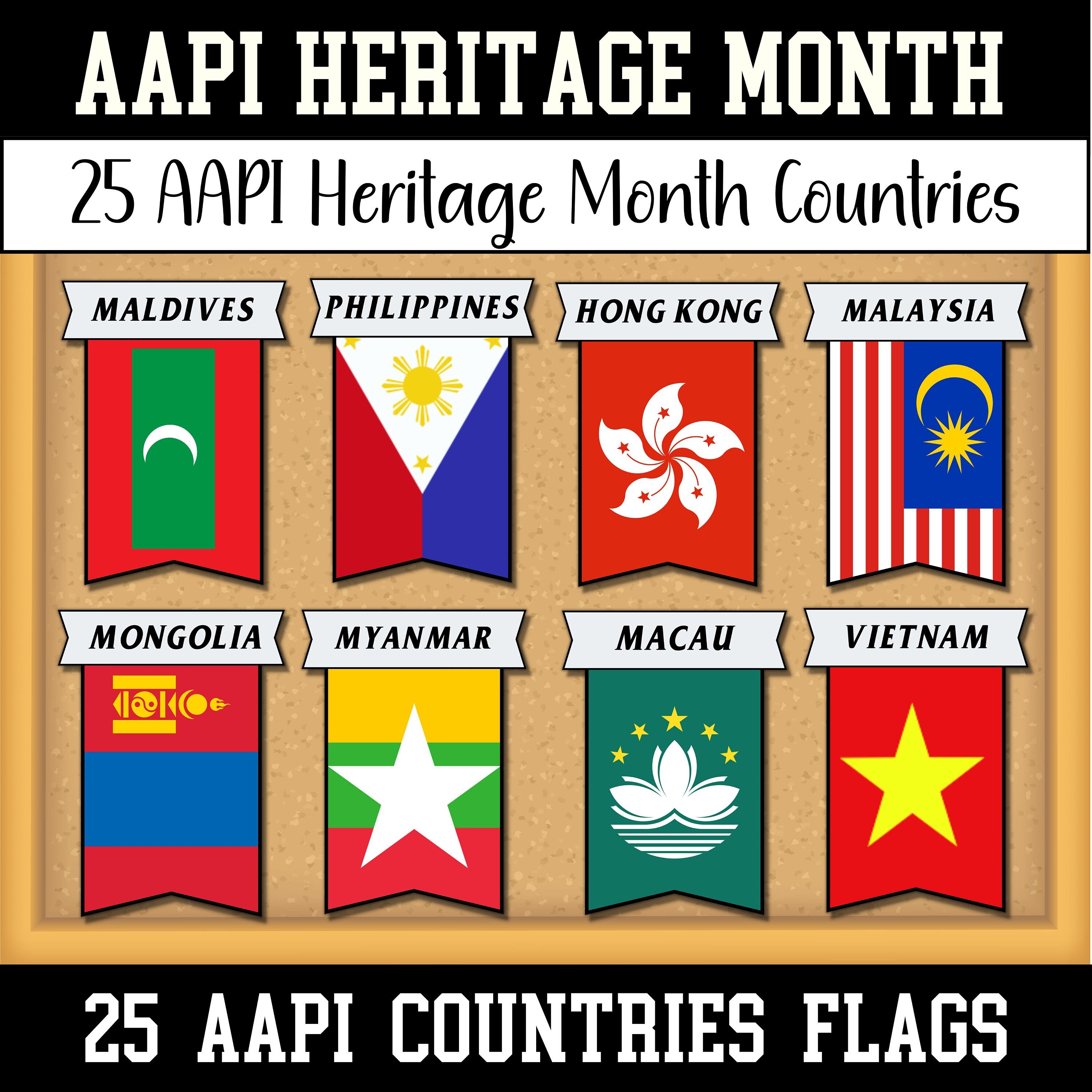 Celebrate AAPI Heritage Month With 25 Flags of Asian American and ...