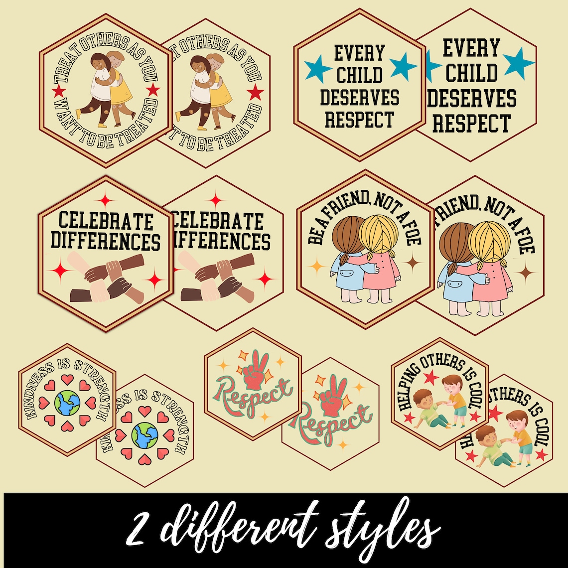 National Bullying Prevention Month Bulletin Board Set-25 Anti Bullying ...