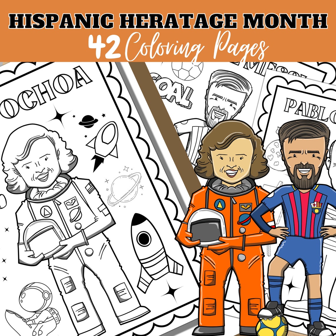 Hispanic Heritage Month Bundle, Latino Heritage Month,iconic Figures ...